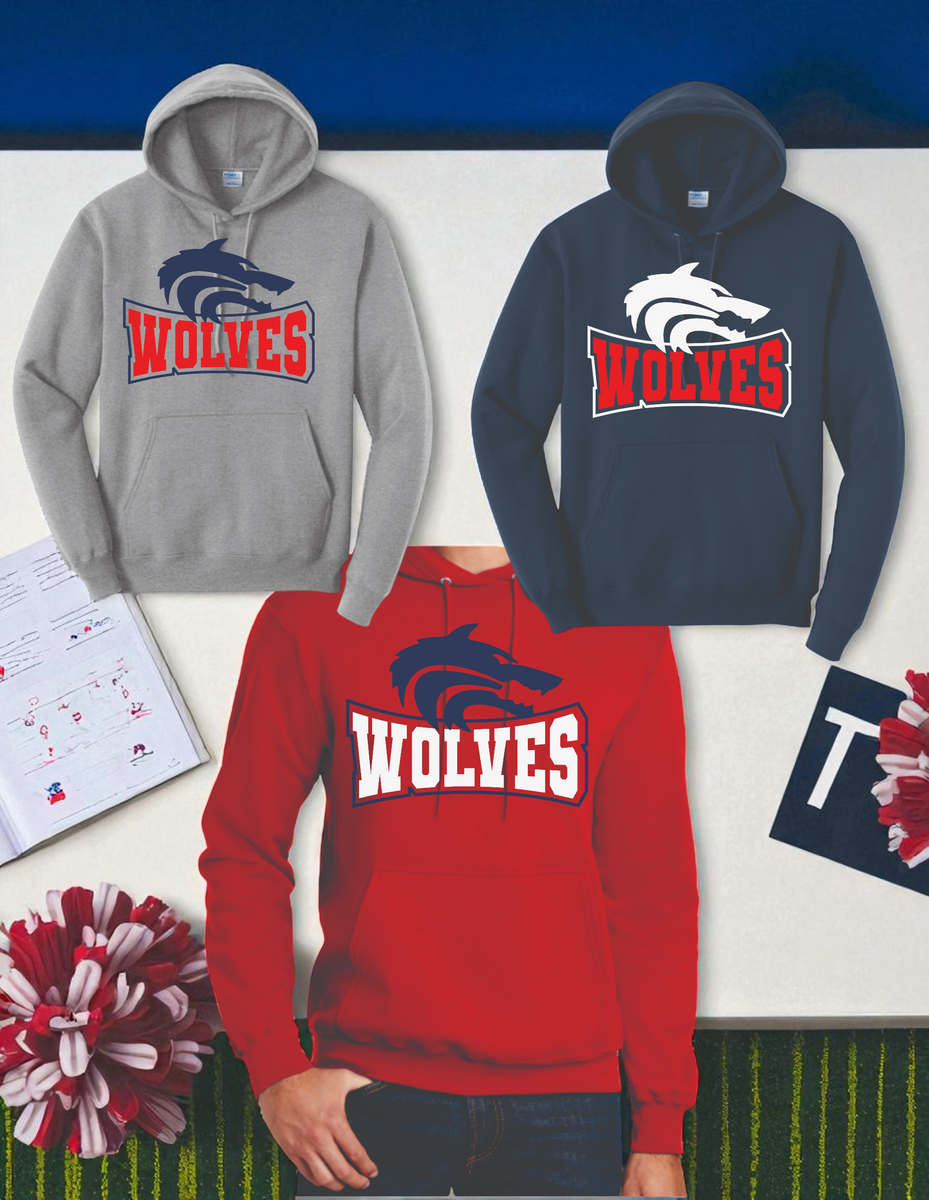 Wolves Classic Hoodie – Huckleberry Ink LLC